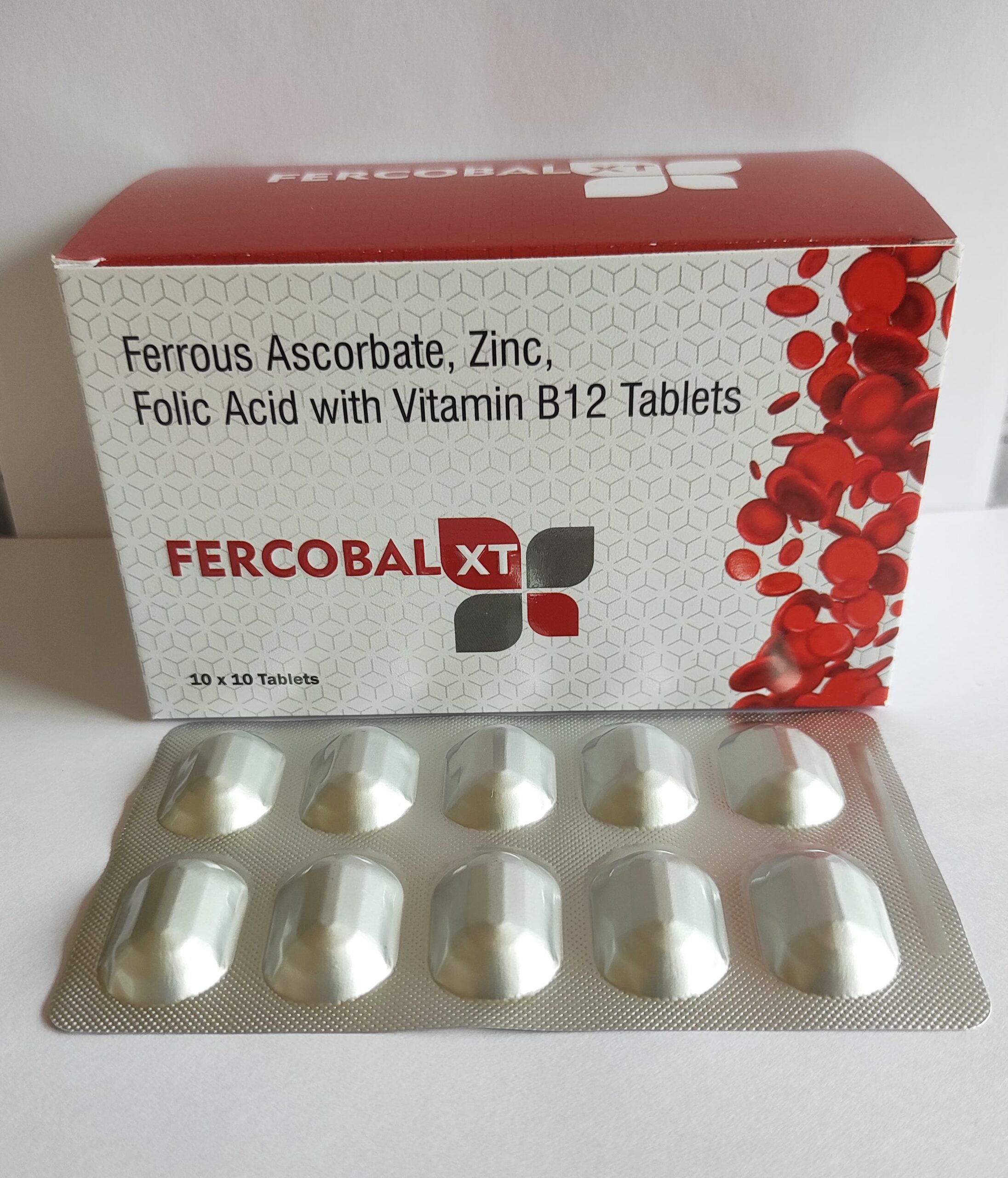Ferrous Ascorbate, Zinc Folic Acid with Vitamin B12 Tablets ...